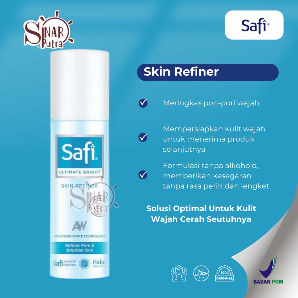 Jual Safi Ultimate Bright Skin Refiner 100 ml | Shopee Indonesia