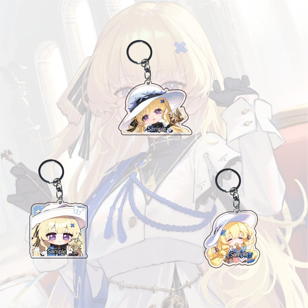 Jual Gantungan Kunci Wuthering Waves Phoebe - Ganci Anime Games - Key ...