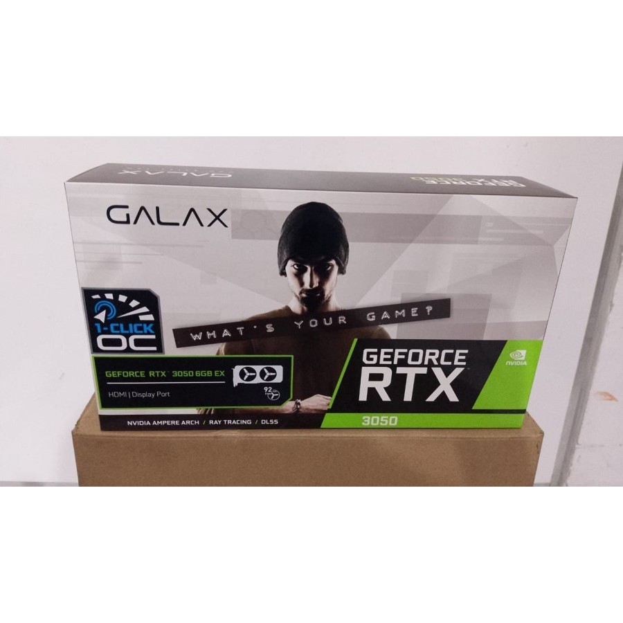 Jual Galax Vga Card RTX 3050 6GB EX GDDR6 1 Click OC | Shopee Indonesia