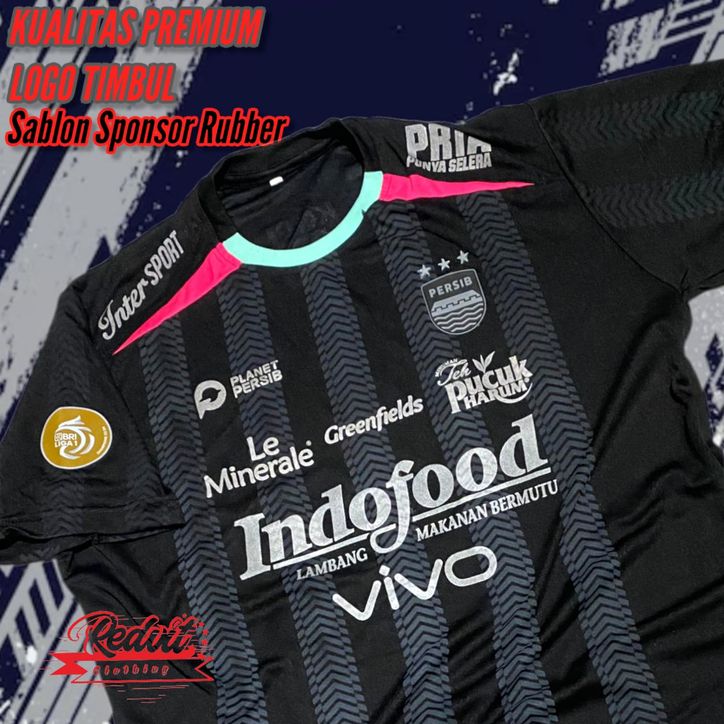 Jual Jersey Persib Planet Logo Timbul | Shopee Indonesia