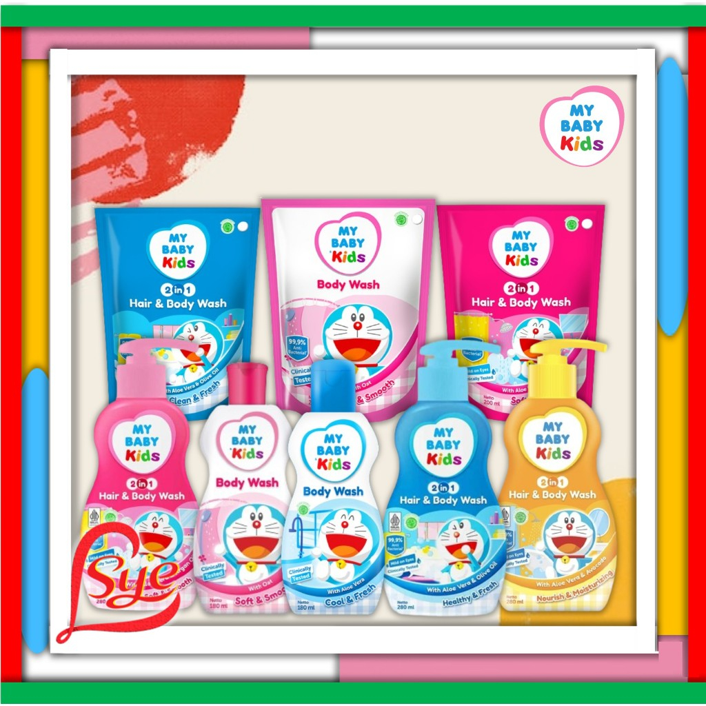 Jual My Baby Kids 2in1 Hair & Body Wash Series | Sabun & Shampoo Anak ...