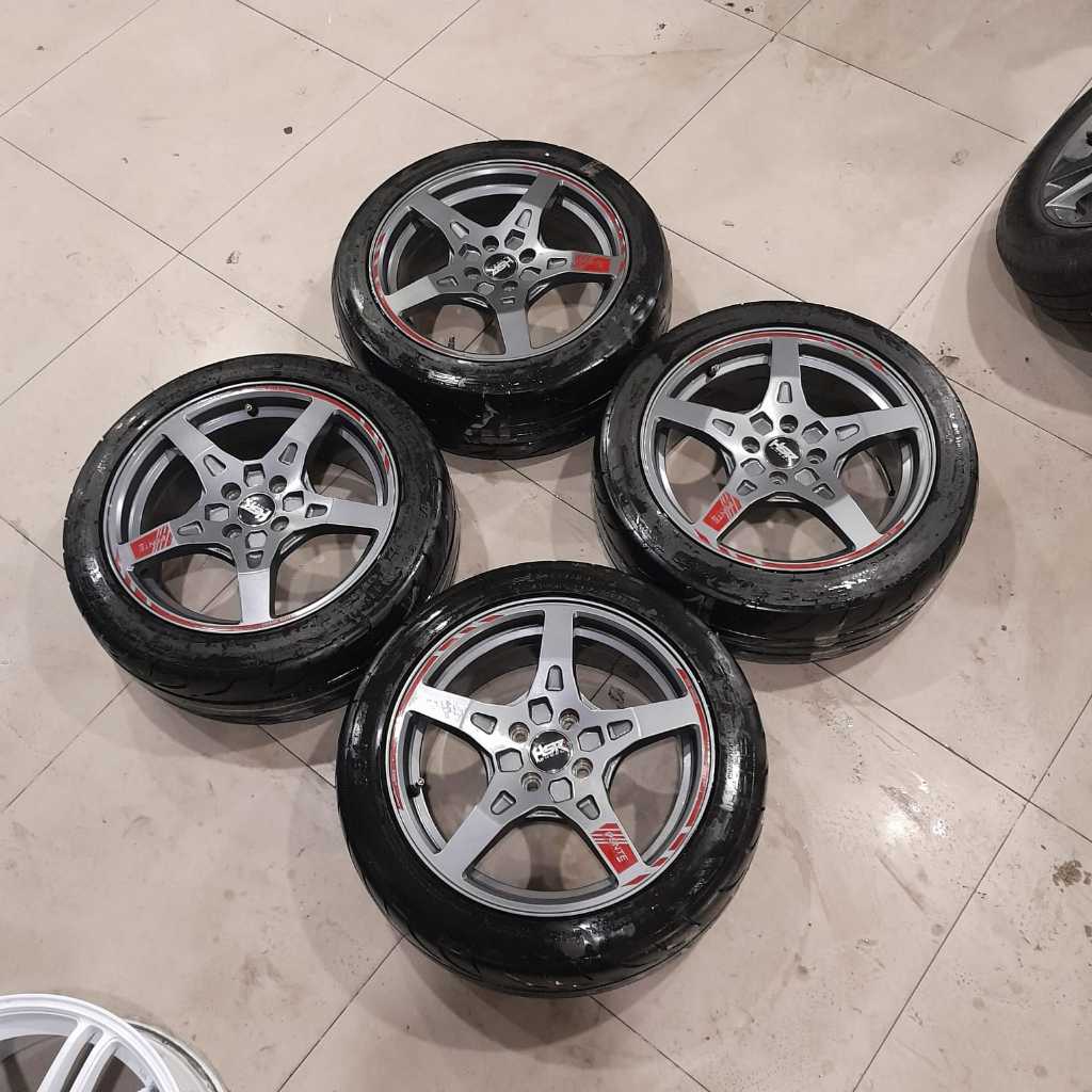 Jual Velg Bekas Racing Hsr R16 Type Pente Ring 16 Pcd 4x100 Buat Mobil Vios Jazz Freed Mobilio ...