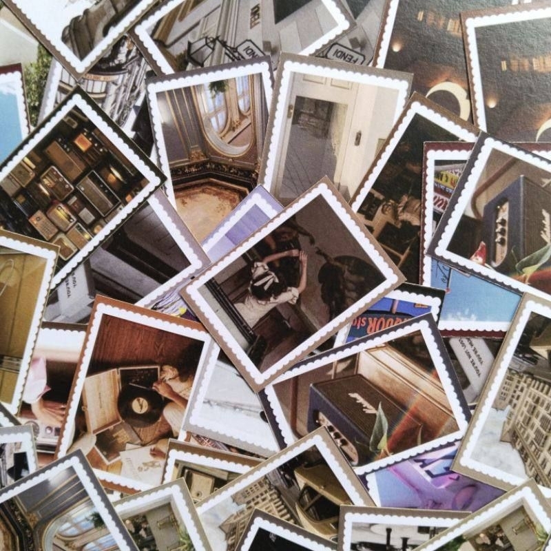 Jual 40pcs MINI PERANGKO AESTHETIC STICKER PACK / Post Mail Sticker ...