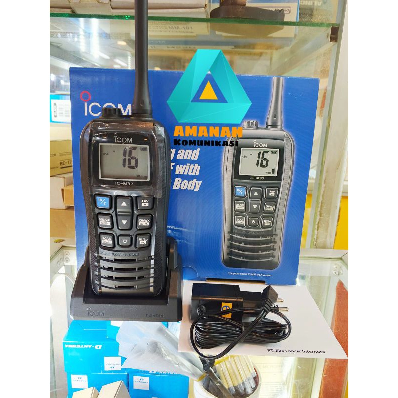 Jual Ht marine Icom ic m37 original | Shopee Indonesia