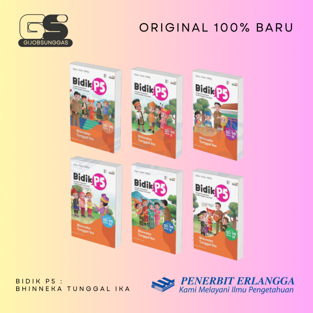 Jual BIDIK P5 BHINNEKA TUNGGAL IKA SD/MI KELAS 1 2 3 4 5 6 KURIKULUM MERDEKA ERLANGGA | Shopee ...