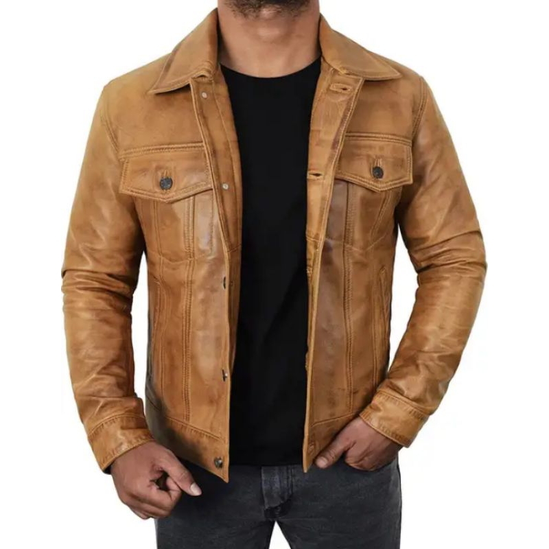 Jual JAKET KULIT ASLI DOMBA-JAKET TRAKER KULIT ASLI-JAKET KULIT MODEL ...