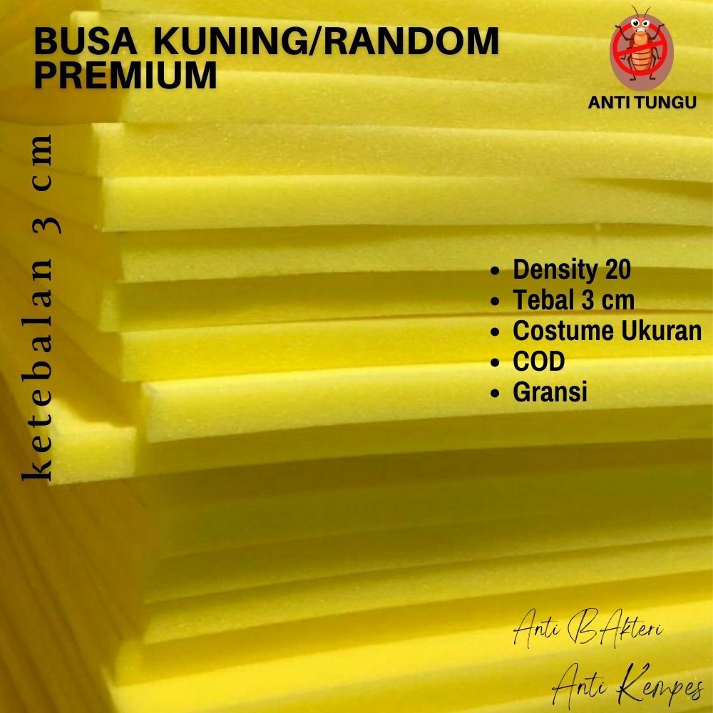 Jual Busa Lembaran 200x60 Busa Royal Foam Tebal 3 cm Anti Kempes ...