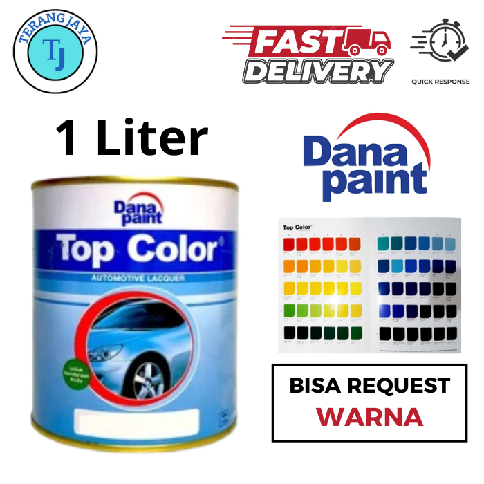 Jual Cat Mobil / Cat Duco TOP COLOR 1 Liter - DANAPAINT | Shopee Indonesia
