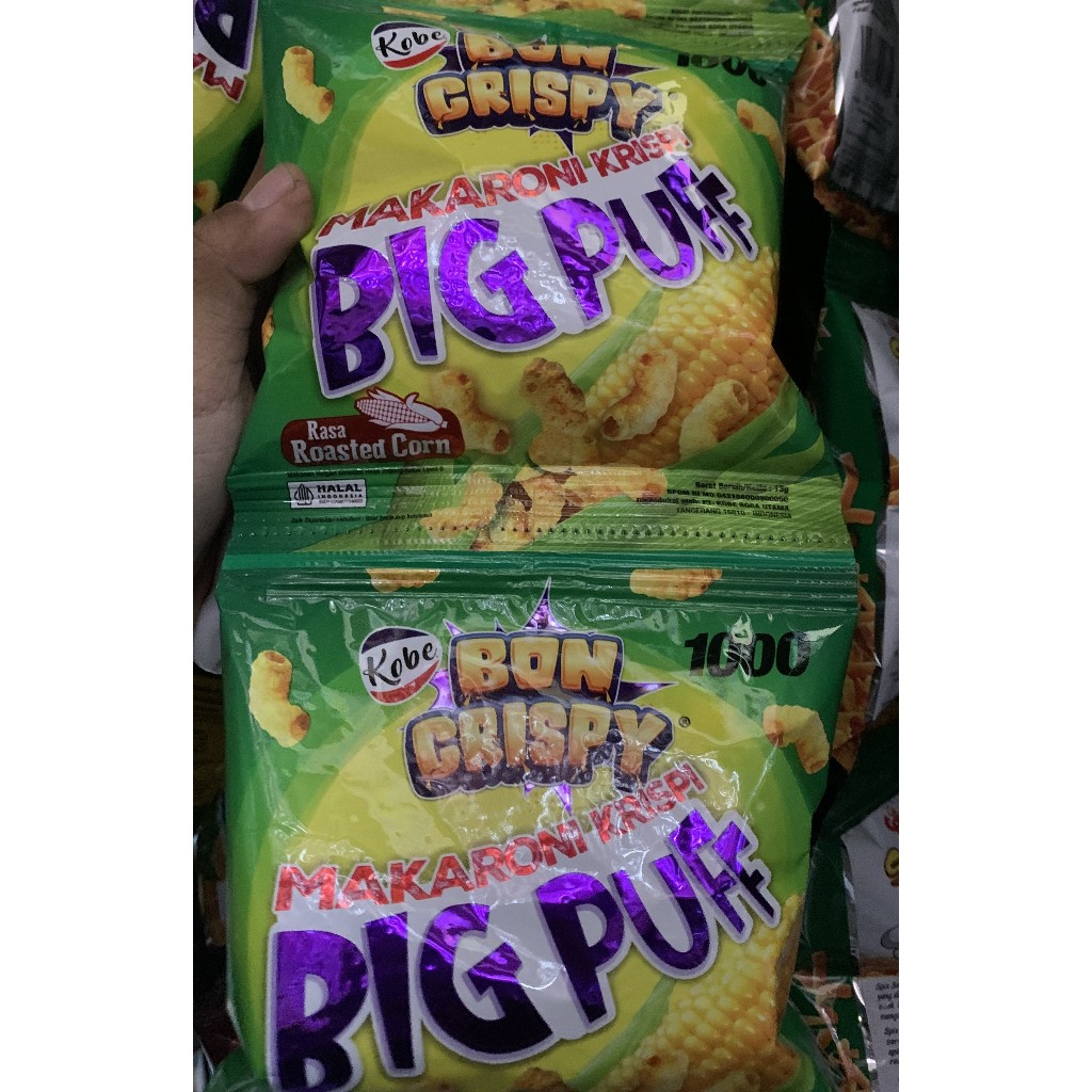 Jual Kobe Big Puff Rasa Roast Corn 1 renceng isi 10 pcs | Shopee Indonesia