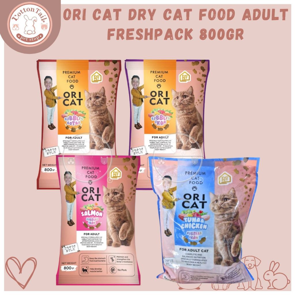 Jual ORI CAT DRY FOOD ADULT FRESHPACK 800GR - Makanan Kucing Dewasa ...