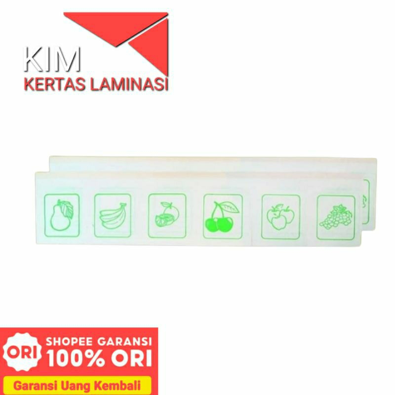 Jual kertas puyer press logo buah warna hijau isi 1200 pcs | Shopee Indonesia
