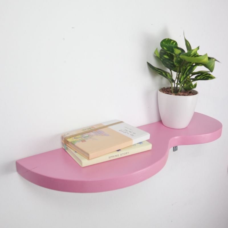 Jual Wavy shelf / Rak Ambalan Bentuk Gelombang Rak Dinding Lucu dan ...