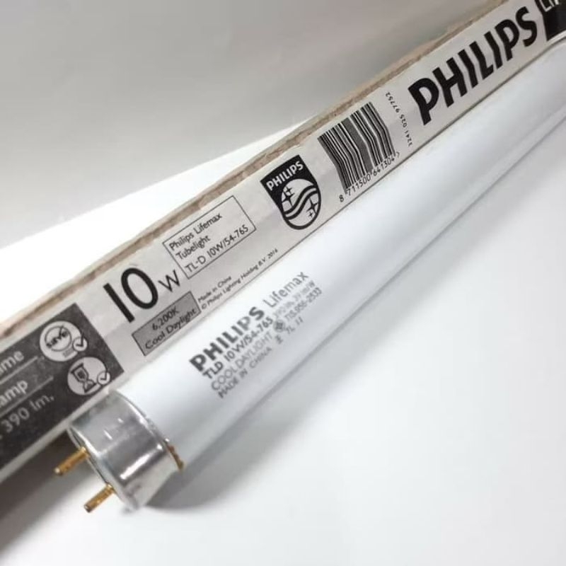 Jual PHILIPS LAMPU TL NEON 10W 10 WATT 15W 15 WATT 18W 18 WATT PUTIH TL-D TLD NEON T8 10W 10 ...