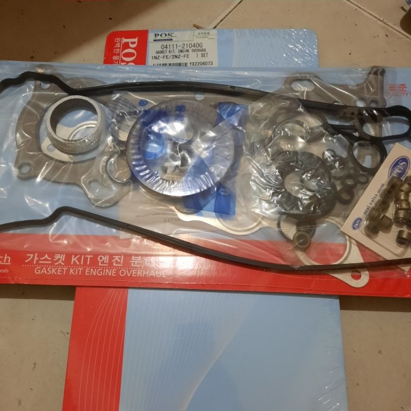 Jual paking packing gasket full set toyota yaris vios new vios limo | Shopee Indonesia