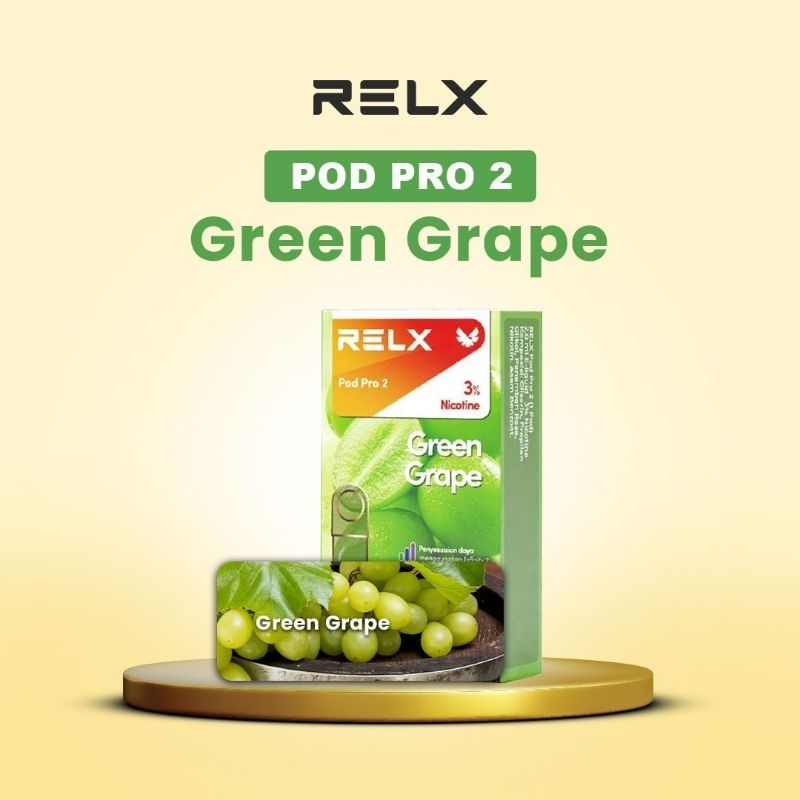 Jual RELX INFINITY ESSENTIAL POD PRO 2 - GREEN GRAPE | Shopee Indonesia