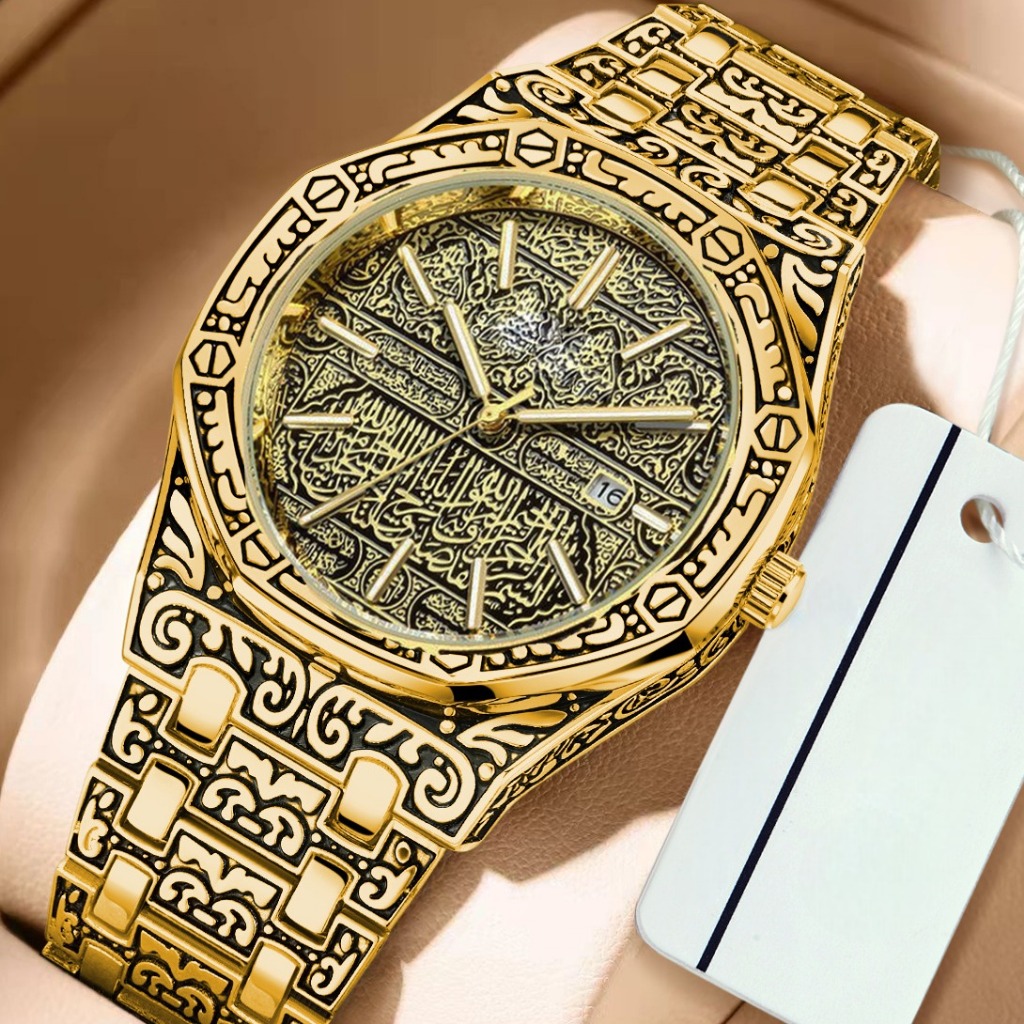 Jual Jam Tangan Pria Kasual Formal New Model Batik Klasik Retro Desain ...