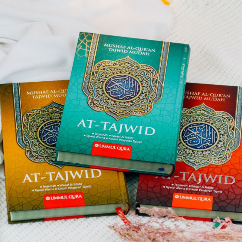 Jual MUSHAF AL-QURAN TAJWID MUDAH A5 3WARNA AT-TAJWID Terjemah, Waqaf ...