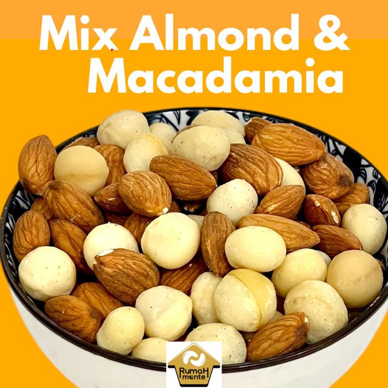 Jual Mix Almond Macadamia Panggang 1kg | Shopee Indonesia
