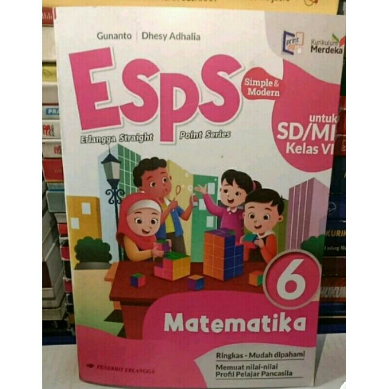 Jual esps matematika untuk sd/mi kelas vi 6 gunanto | Shopee Indonesia