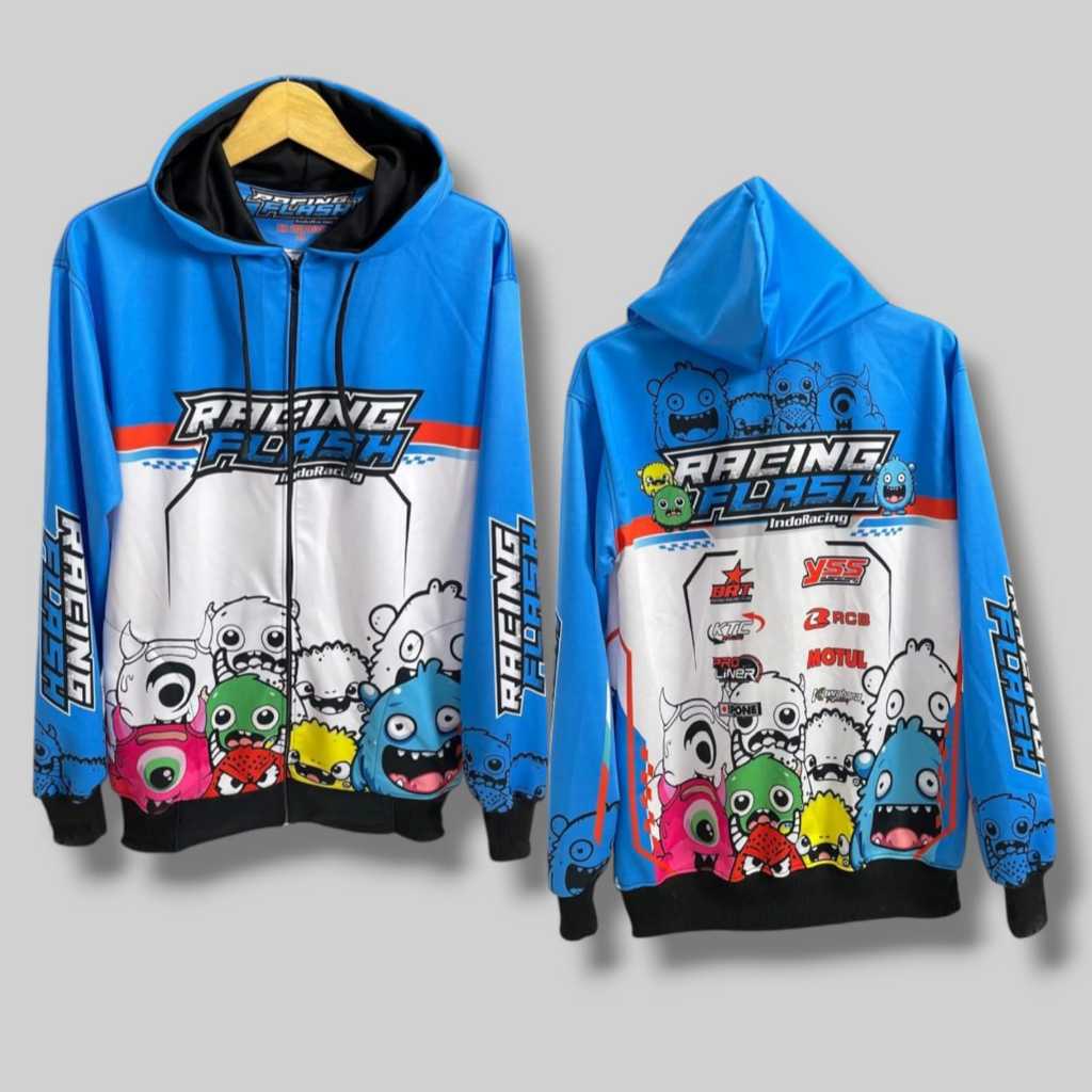 Jual Jaket racing flash/jaket racing/jaket motor/jaket sunmori | Shopee ...