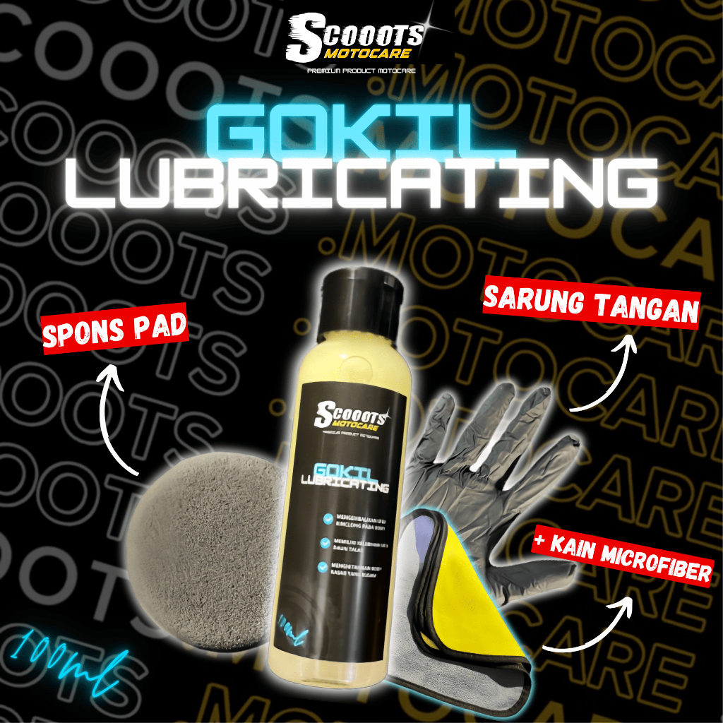 Jual GOKIL LUBRICATING | Penghitam Body Kasar Kendaraan (Free Sticker ...