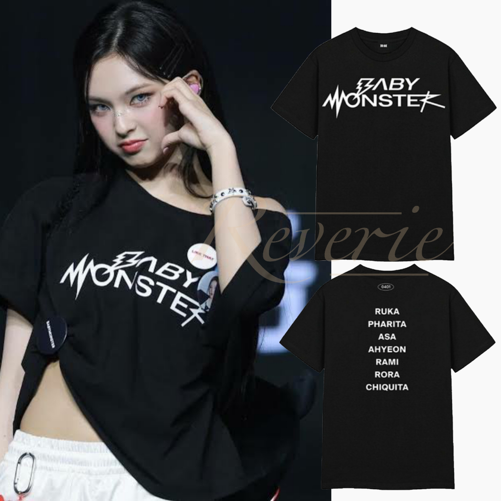 Jual TSHIRT KAOS LOGO BABYMONSTER MERCH FINALE SEE YOU THERE SEOUL KAOS ...