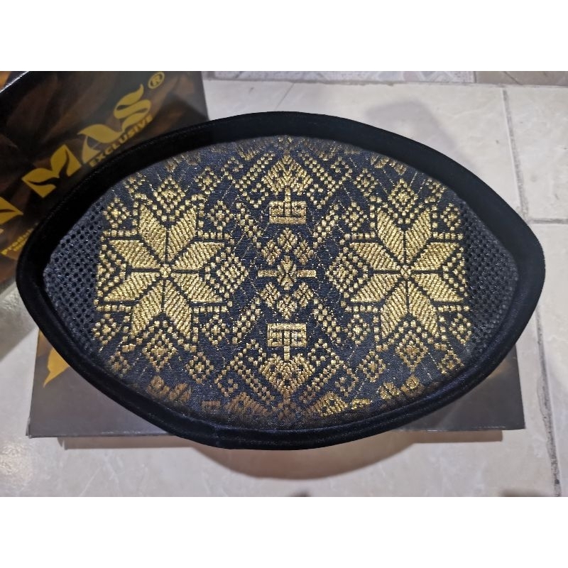 Jual PECI SONGKET EMAS SONGKOK AC HITAM KOPEAH | Shopee Indonesia