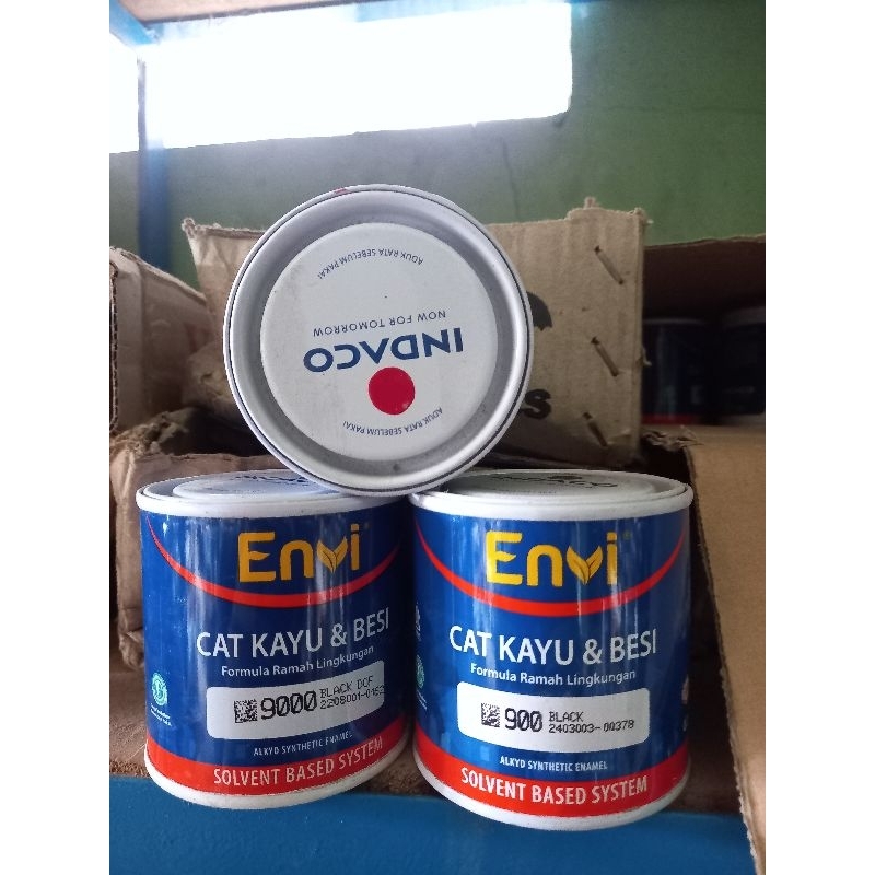 Jual Cat kayu cat besi Envi 250 gram | Shopee Indonesia
