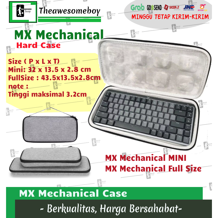 Jual Logitech MX Mechanical Mini Full Size Keyboard Hard Case Casing ...