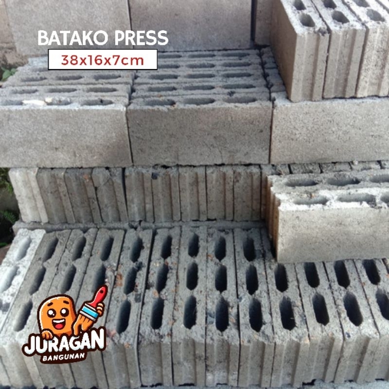 Jual Batako Press 38x16x7cm | Batako Dinding | Shopee Indonesia