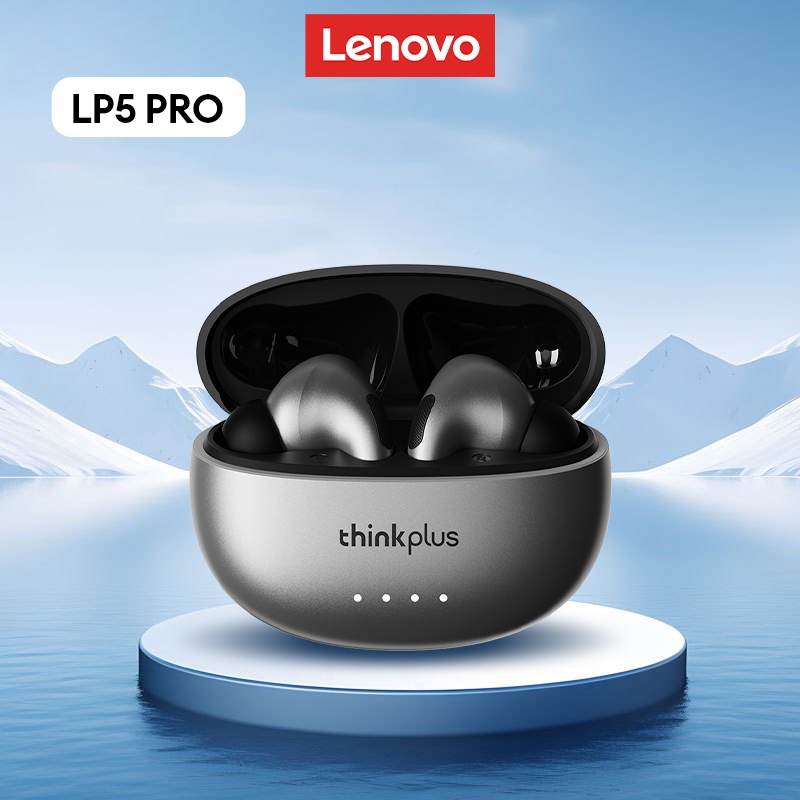 Jual Lenovo Thinkplus LP5 PRO Gaming Headset TWS Earphone Bluetooth5.4 100%ORI Bass with Mic ...