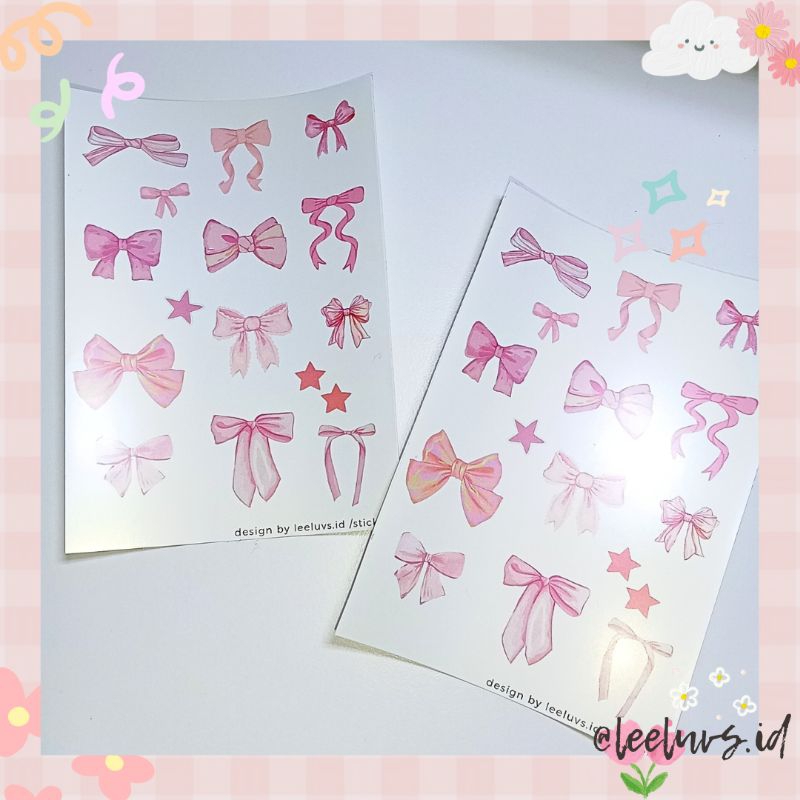 Jual [BACA DESKRIPSI] STIKER PITA PINK LUCU/ STIKER NOTEBOOK TUMBLR ...