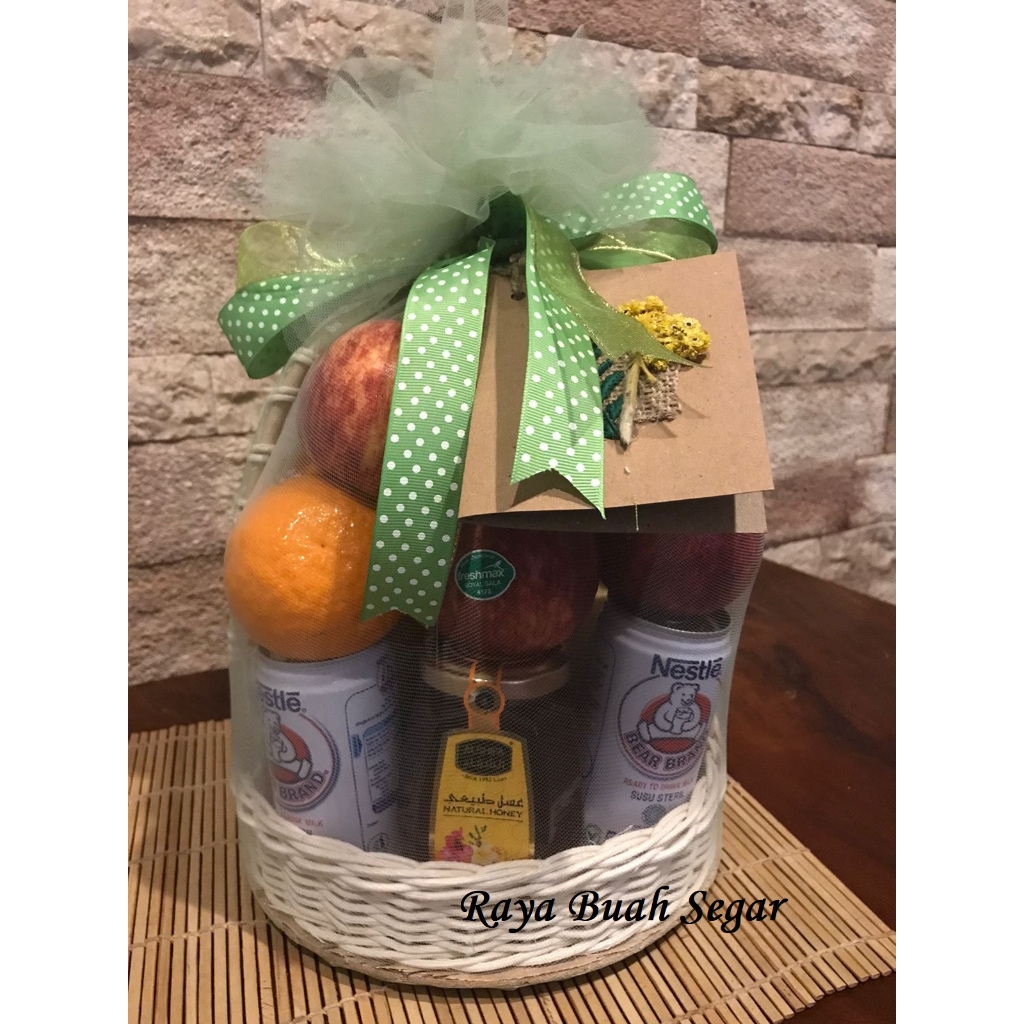 Jual Parcel Buah Segar SET Murah Mix Madu Alshifa Bearbrand | Shopee ...