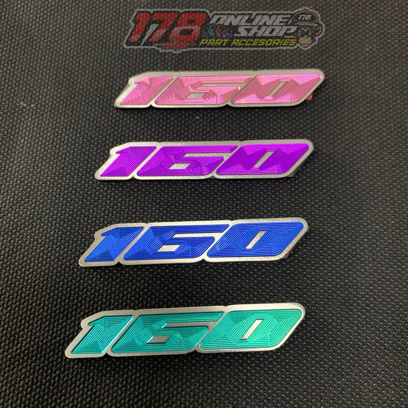 Jual emblem 160 titanium warna | Shopee Indonesia