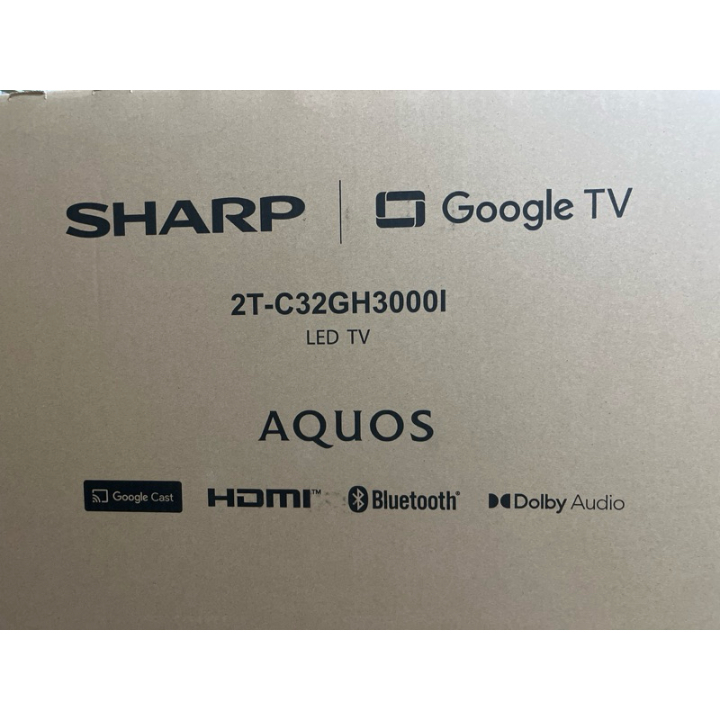 Jual TV LED SHARP AQUOS 32 INCH GOOGLE TV ANDROID TV SMART TV DIGITAL ...