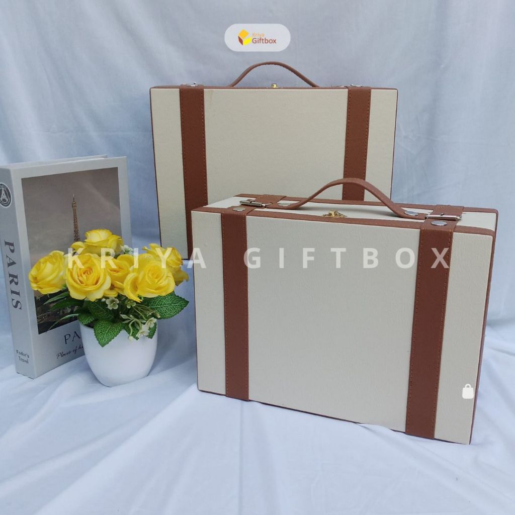 Jual Box Koper Cream List Coklat Tempat Bingkisan Hadiah Ulangtahun ...