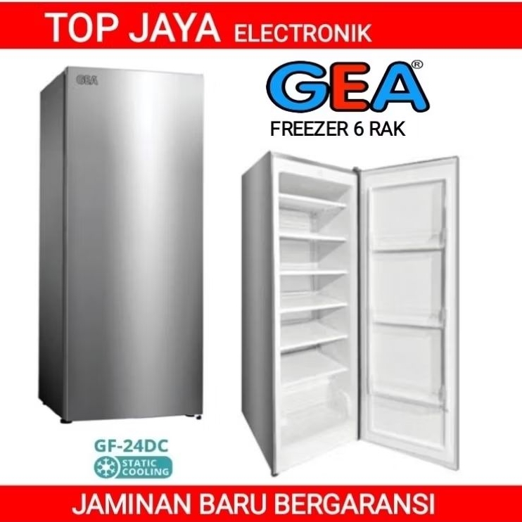 Jual FREEZER GEA 6 RAK GF-24DC/GEA FREEZER GF 24 DC | Shopee Indonesia