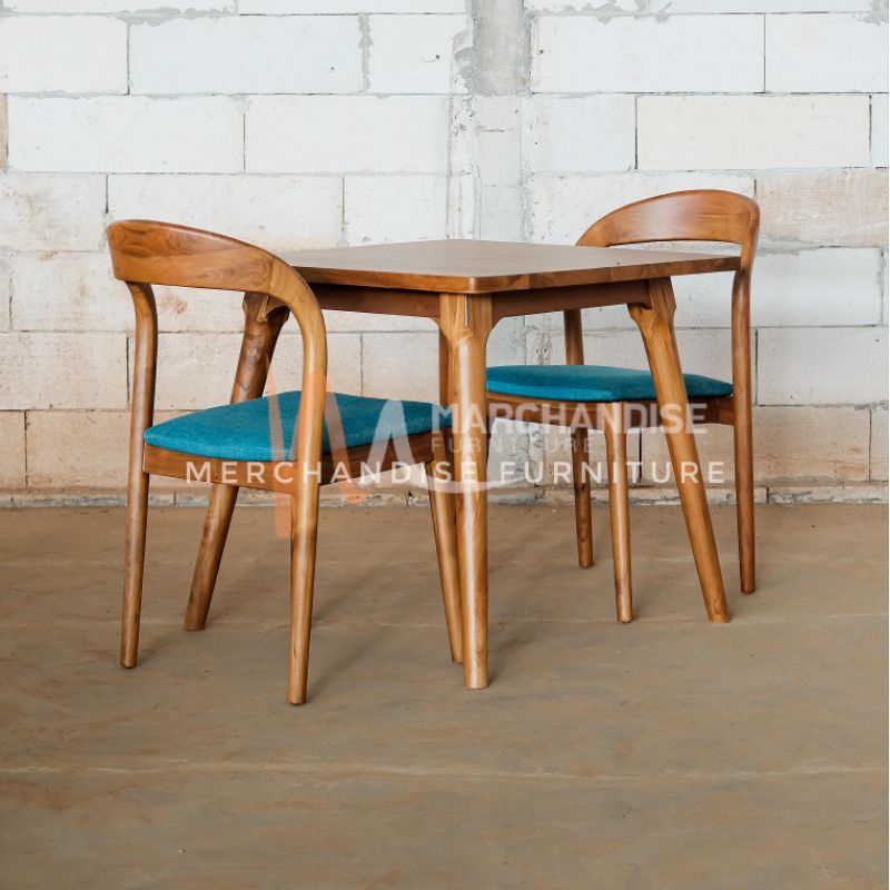 Jual Set Meja Makan Kayu Jati Asli Model Terbaru - Kursi Cafe Resto Jok ...