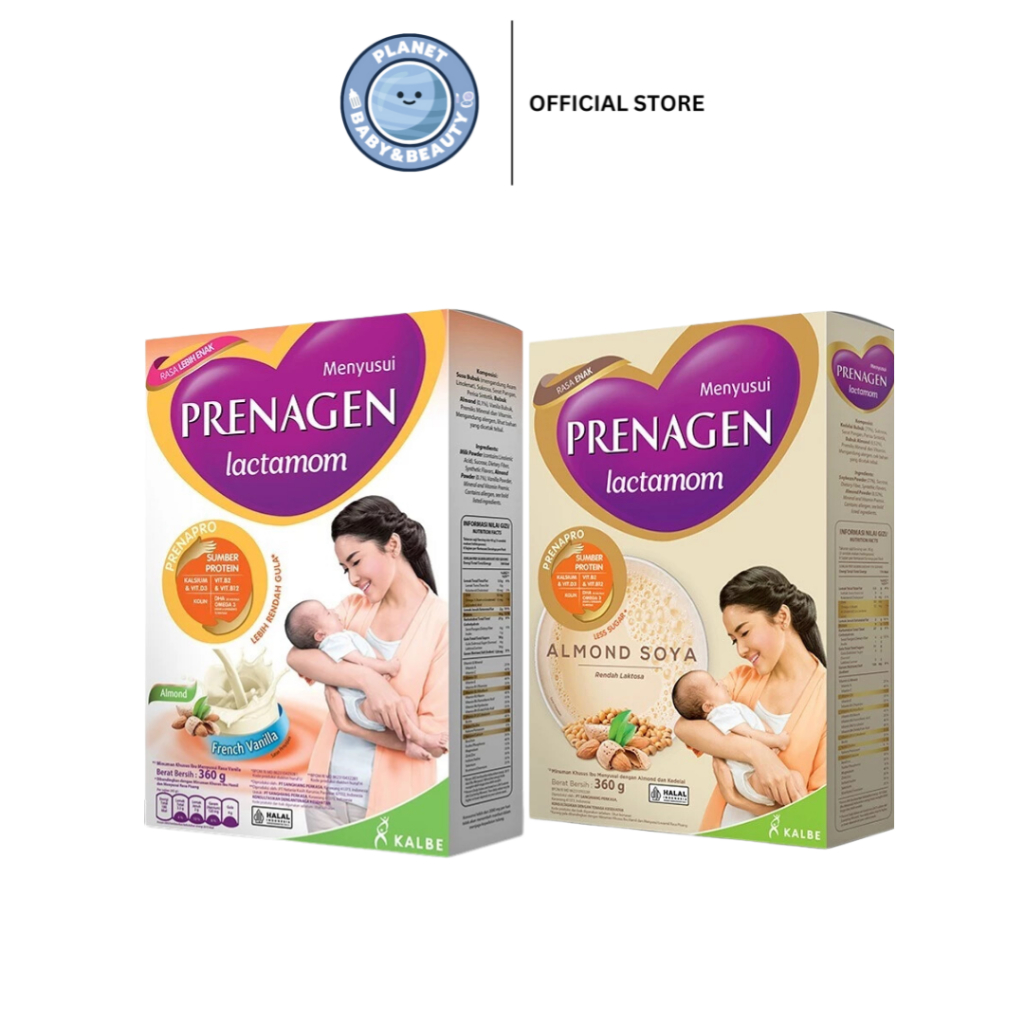 Jual Prenagen Lactamom 360g Rasa French Vanilla dan Almond Soya ...
