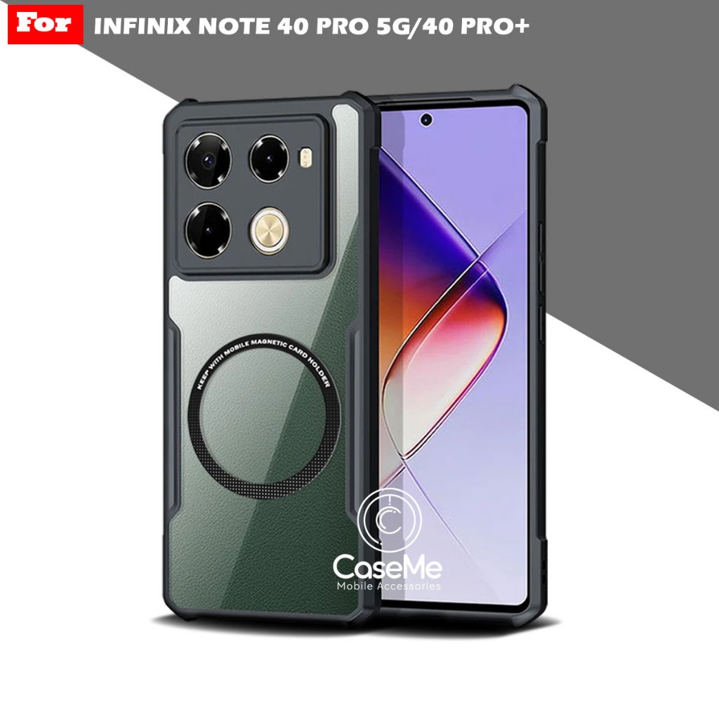 Jual Case Infinix Note 40 Pro 5G Note 40 Pro Plus Softcase Fushion Magnetic Ring Transparan ...