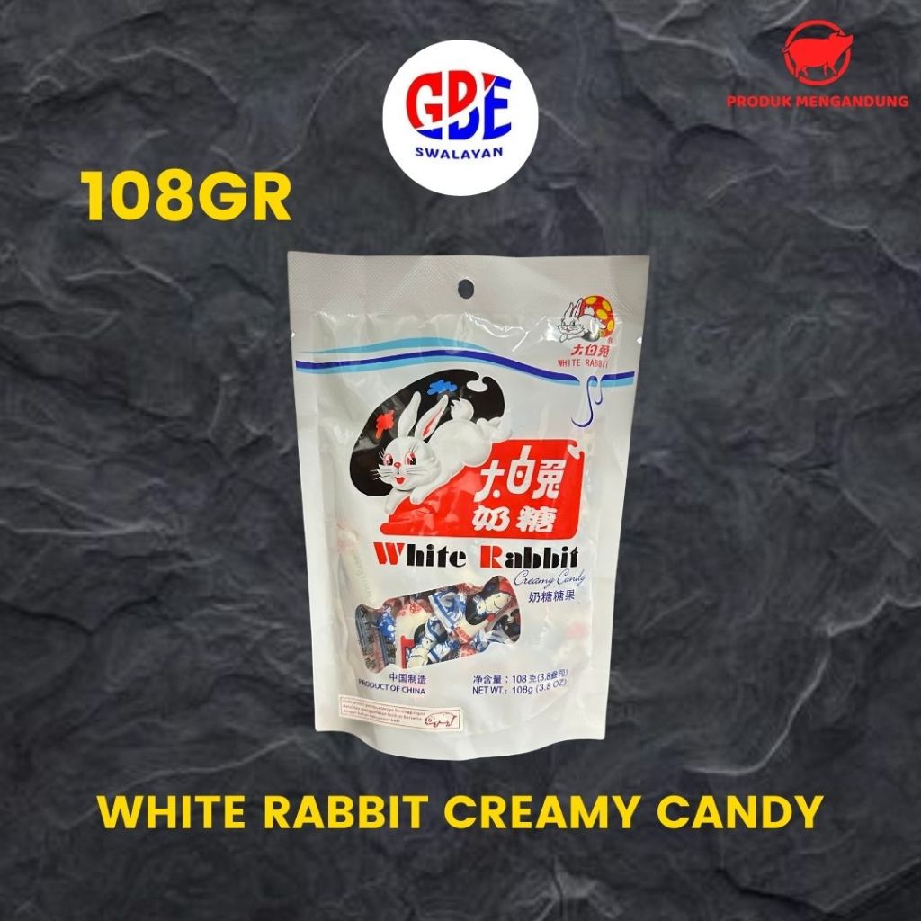 Jual White Rabbit Creamy Candy 108gr ( TIDAK HALAL ) | Shopee Indonesia