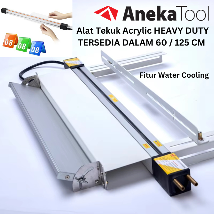 Jual Mesin Alat Tekuk Akrilik HEAVY DUTY 60 & 125 CM Fitur Water ...