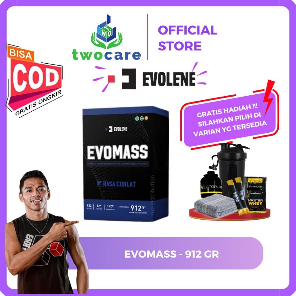 Jual Evolene Mass Gainer Evomass Evo Mass 2 LB 912 GRAM BPOM | Shopee Indonesia
