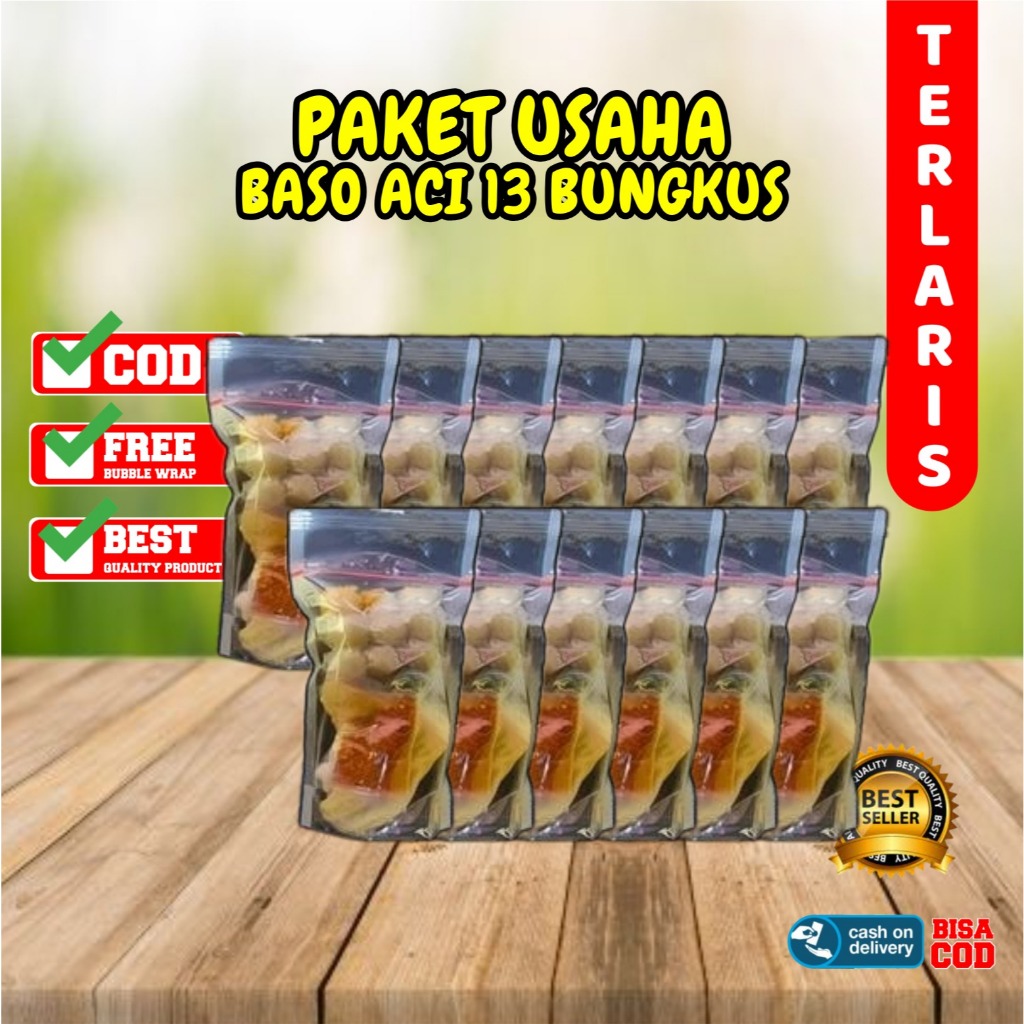 Jual PAKET BASO ACI 13 BUNGKUS PAKET USAHA HOTPOT INSTAN food kaldu ...