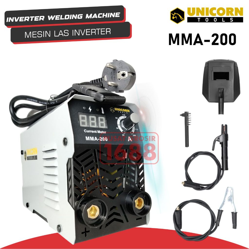 Jual Mesin Las MMA 200A Inverter Welding Machine Trafo Las Listrik MMA ...