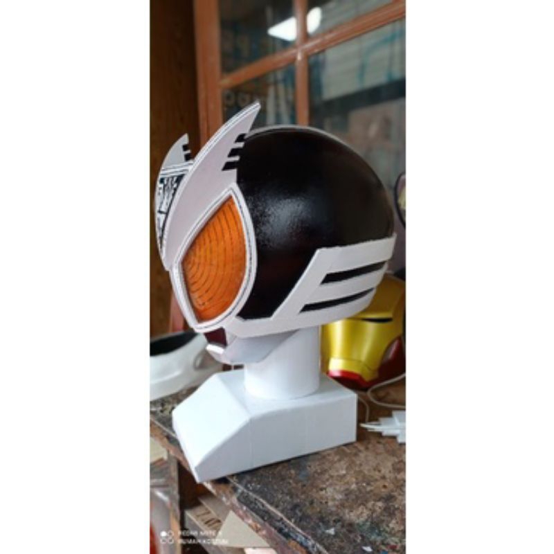 Jual helm kamen rider delta + stand base helmnya | Shopee Indonesia