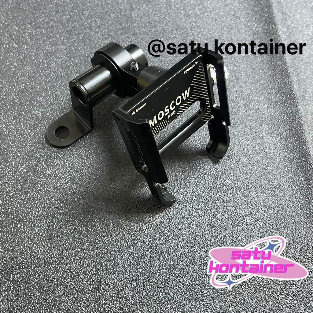 Jual TIPE P30 Original Holder HP Motor Full Besi Alumunium Alloy Breket Tempat Handphone Dudukan ...
