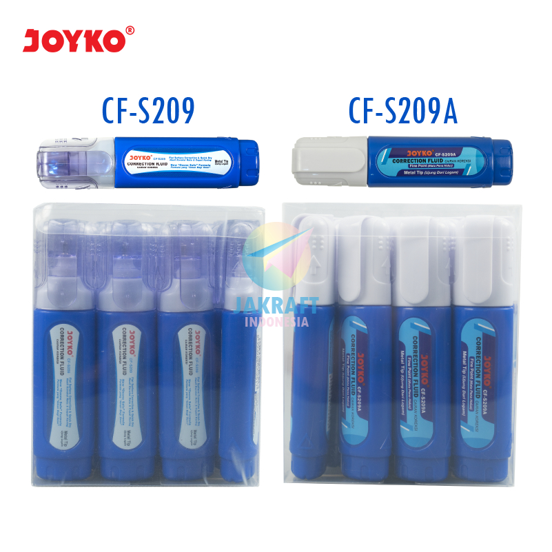 Jual (12 Pcs) GROSIR Tipe-X Tipex Tip-Ex Cair Putih JOYKO CF-S209 | CF ...