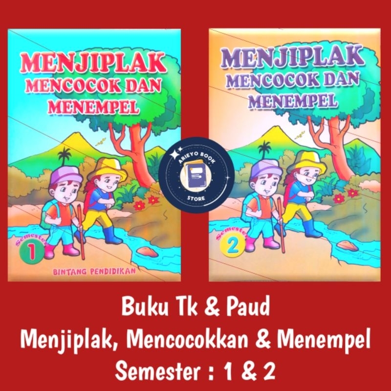 Jual Ori | Buku Menjiplak Mencocok dan Menempel untuk Buku Tk Paud ...