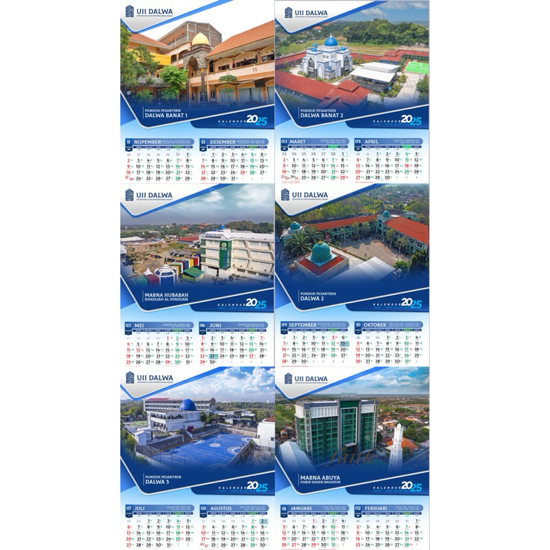 Jual kalender dalwa 2025 versi bangunan | Shopee Indonesia